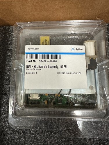 Agilent G3452-60852 SSL manifold assembly, 100 PSI | eBay