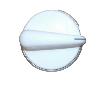 GE Washer : Control Knob & Clip : White (WE1M445 / WH01X10060) {P1400 ...