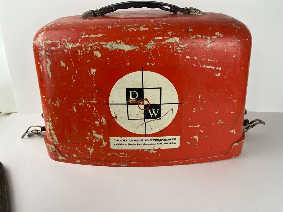 David White Instruments Model DW8300 Survey Transit Metal Case Realist ...