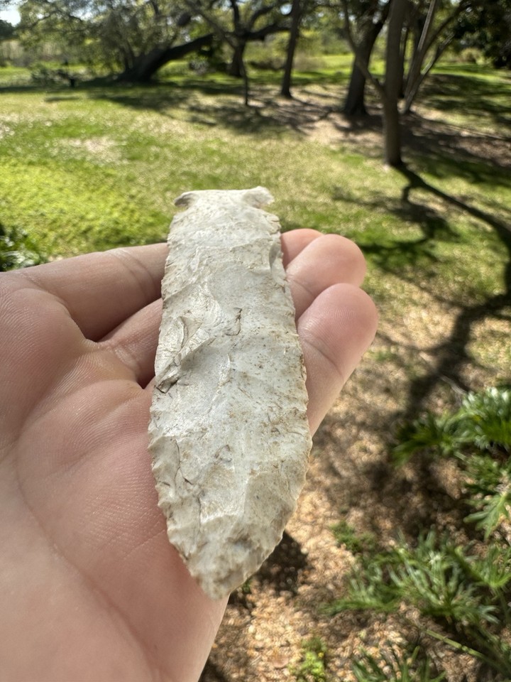 Large Side Notch Native American Arrowhead Blade Point Arrowhead | eBay