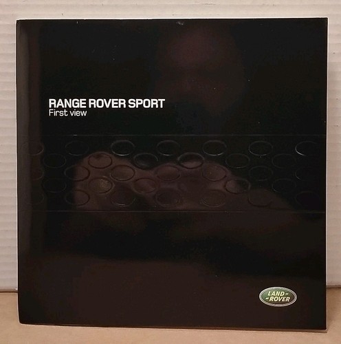 RANGE ROVER SPORT : First View - Sales Brochure w/ CD-ROM | eBay