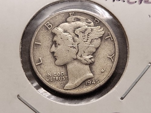 1945 Micro S United States Mercury Dime 10 Cent 10C | eBay