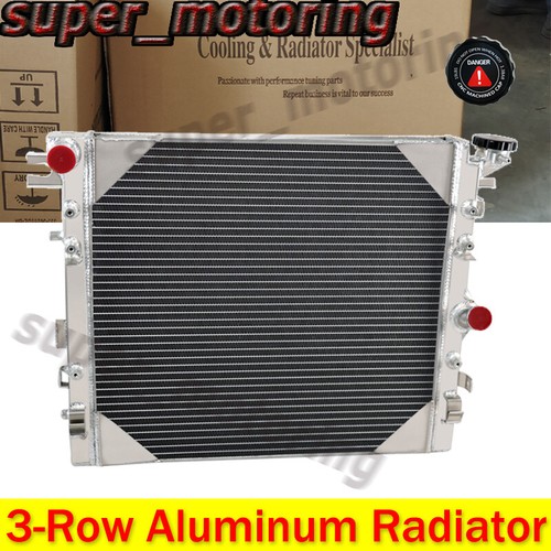 3-Core Aluminum Radiator For 2007-2018 Jeep Wrangler JK 3.6L 3.8L V6 ...