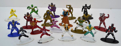POWER RANGERS NANO METAL MINI FIGS MININIATURE FIGURES JADA TOYS Lot Of ...