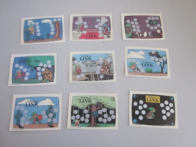 Nintendo Scratch Off Cards Zelda 2 The Adventures of Link 9 Cards | eBay