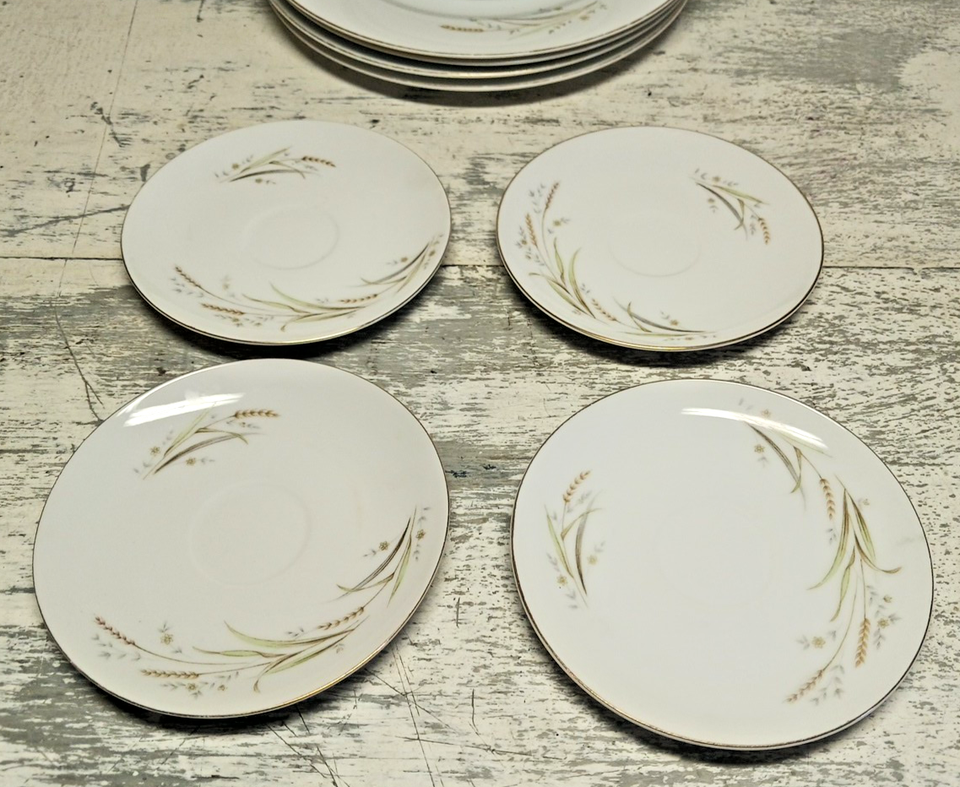 Service for 4 Vintage Golden Harvest Fine China Japan Wheat Pattern 16 ...
