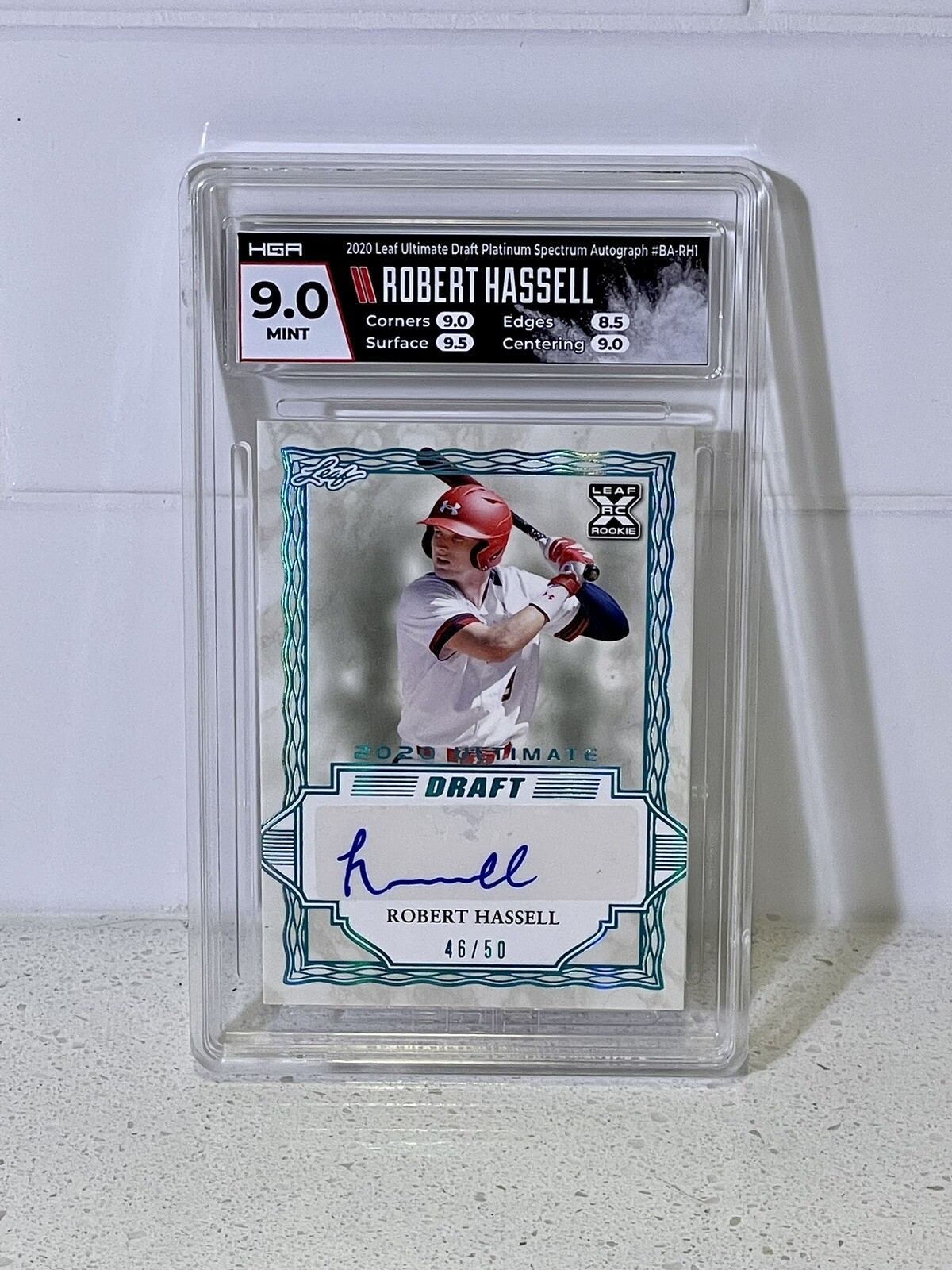 2020 Leaf Ultimate Platinum Robert Hassell Rookie RC Auto #BA-RH1 HGA 9 MINT /50 | eBay