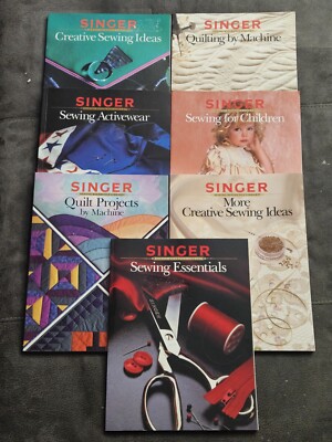 Singer Sewing Reference Library Lot of 7 Clothing Fashion Tailoring ...
