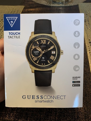 Guess Connect Smartwatch Neu Touch C1001G3 Android Schwarz Black Uhr ...