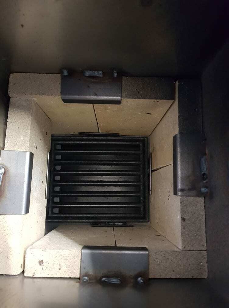 LOG WOOD BURNER STOVE FLUE SYSTEM PIPES SET 6.5KW GARAGE SHED WORKSHOP ...