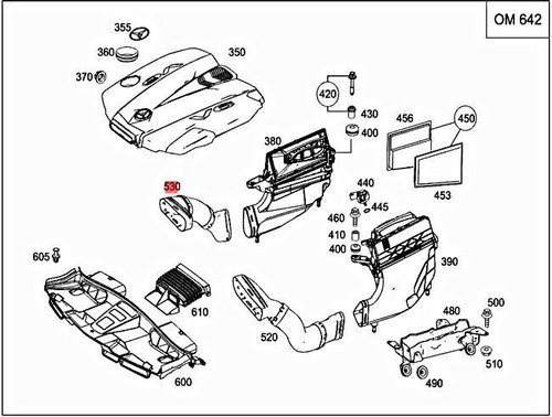 Genuine MERCEDES A207 C207 C218 S204 S212 W204 W212 Raw air line ...