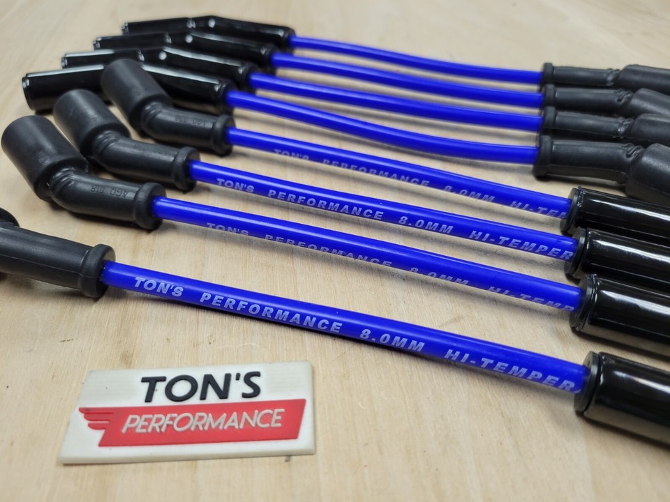 Ton's Blue Ceramic LS High Performance Spark Plug Wire Set LS Pro GM ...