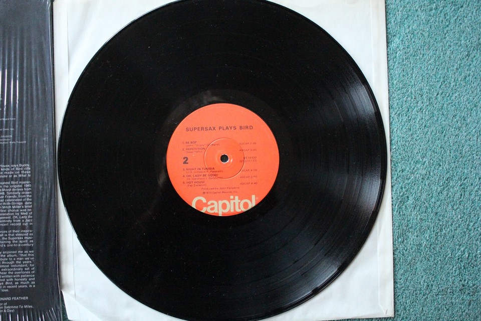 Supersax 3LP lot NM/NM Plays Bird Volume 2 Salt Peanuts & With Strings ...