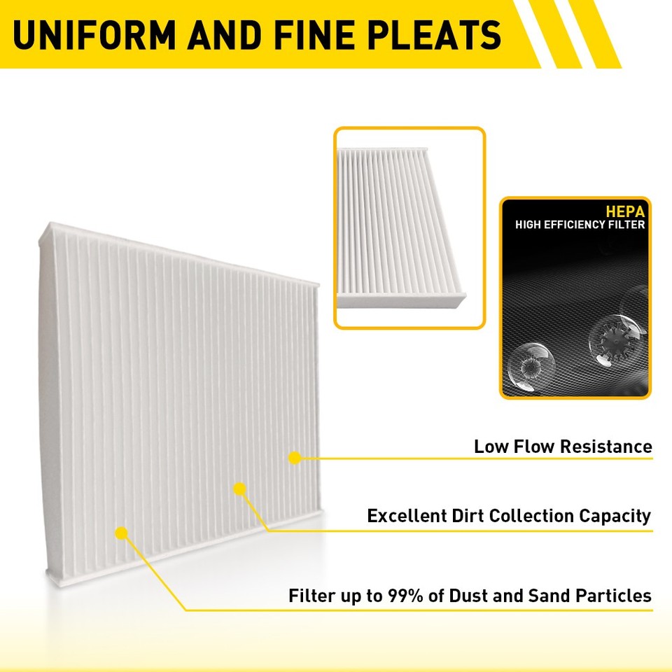 4Pcs Filter Cabin Air Fit Cummins ISX ISX12 ISX15 X15 ISXG Paccar MX11 ...
