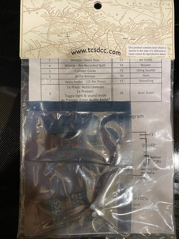 TCS DCC WSK-BAC-7 WOWKits WOWSound Decoder Bachmann Spectrum PRR K4 4-6-2 ~ 1921 | eBay