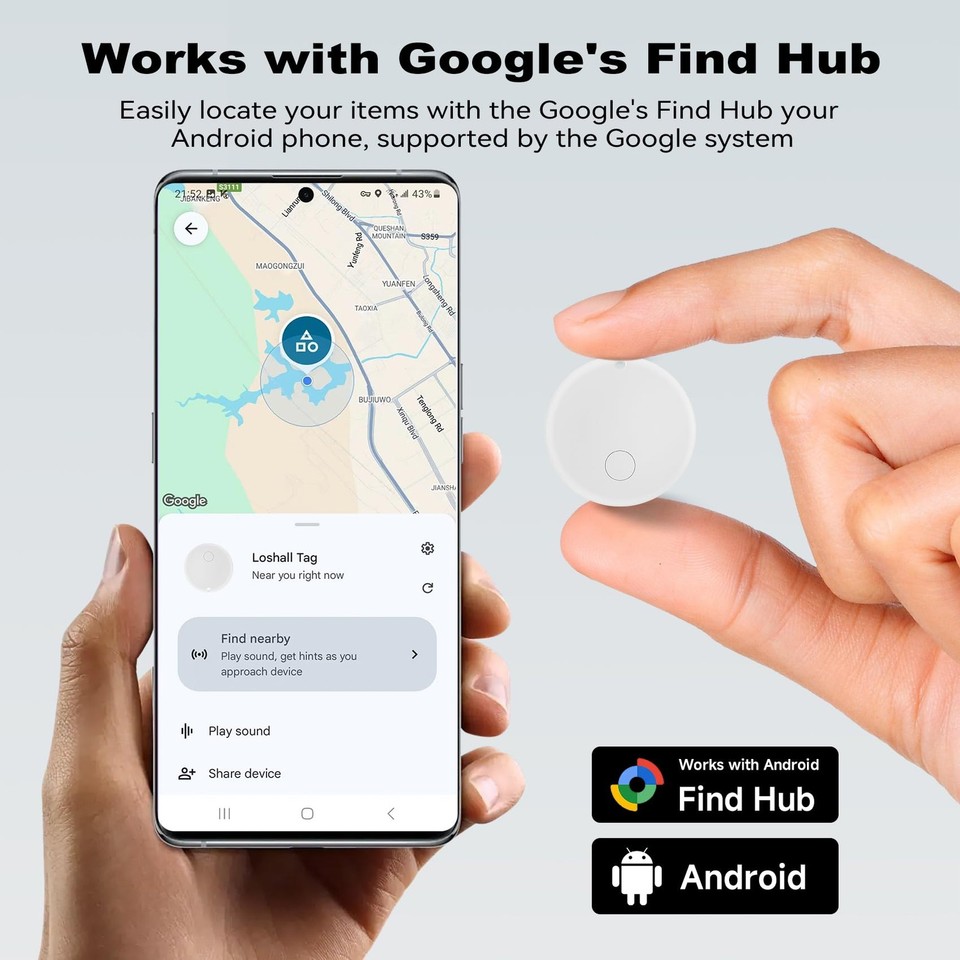 Air Smart Tag Tracker for Android, Google Android 4 Pack, Macaroon | eBay
