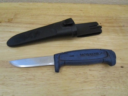 Morakniv Stainless Steel Basic 511 Knife & Sheath Camping Survival 3.5 ...