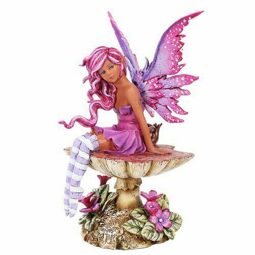Pacific Giftware Amy Brown Licensed Magenta Fairy Statue Polyresin ...