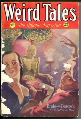 PULP: Weird Tales 8/1932-Popular-horror-fantasy-rare pulp-weird menace ...