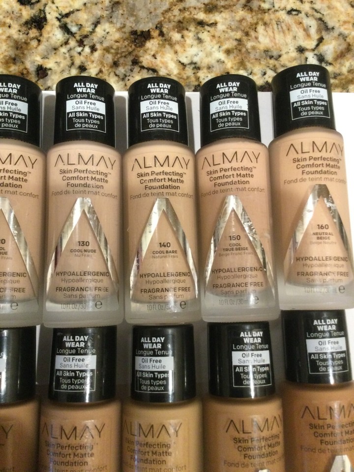 Almay Skin Perfecting Comfort Matte Foundation Fragrance Free CHOOSE ...