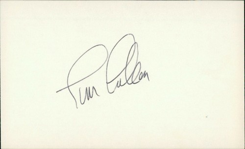 Tim Cullen Washington Senators Signed 3x5 Card Debut 1966 | eBay
