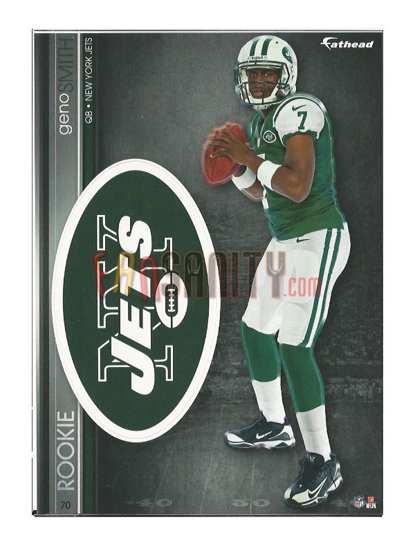 Geno Smith NY Jets 70 ROOKIE Fathead Tradeable 2013 NFL | eBay