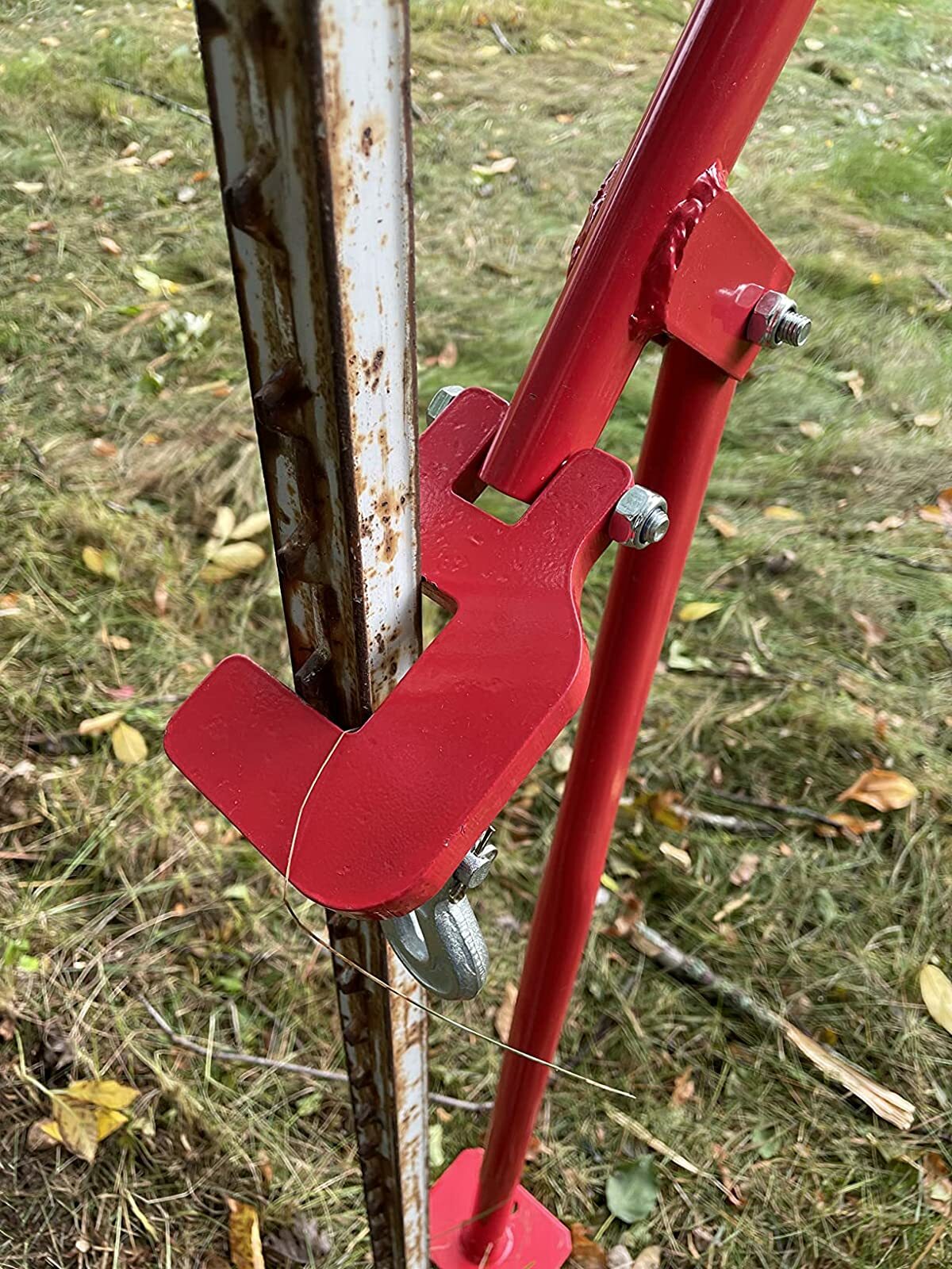 T-Post Puller Tool Wooden/Metal Fence Post Straight Extract Pulling ...