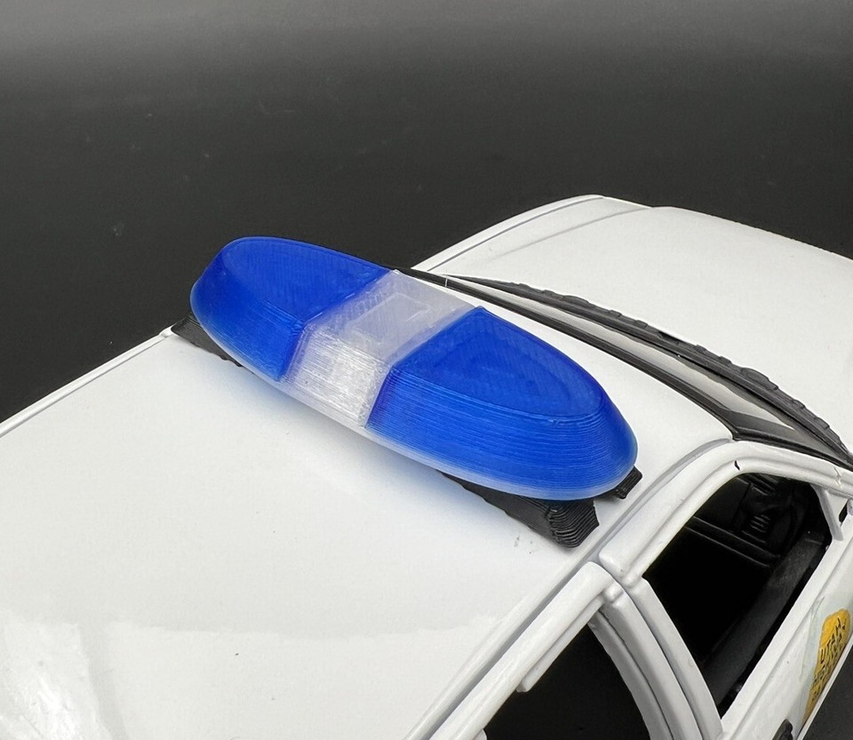 1/18 Scale Model Blue Federal Vista Lightbar Kentucky Mass State Police ...