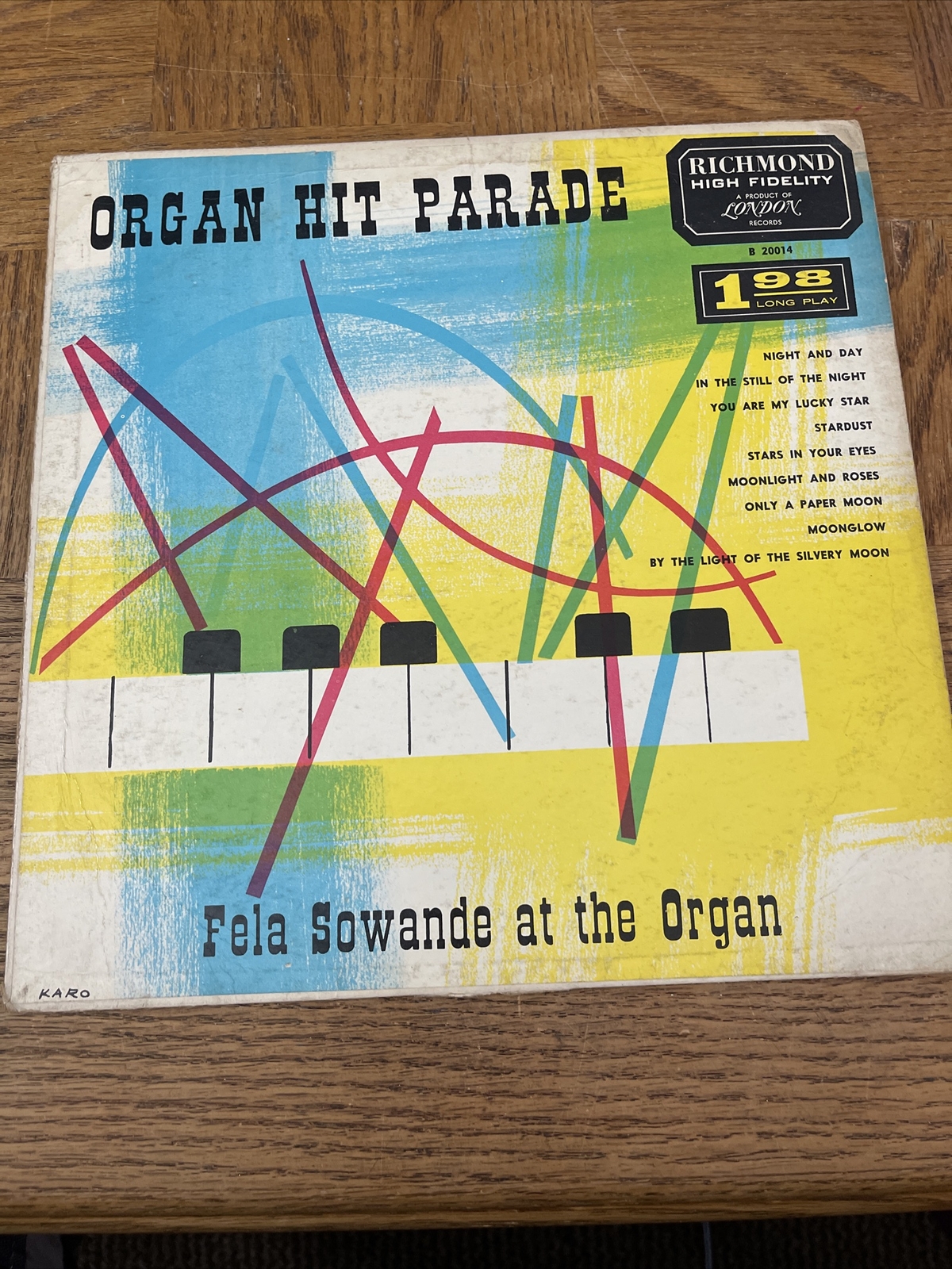 Organ Hit Parade Fela Sowande Album | eBay