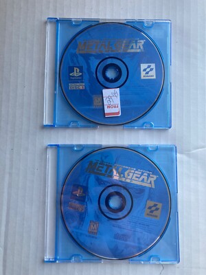 Metal Gear Solid PS1 Discs 1 And 2 Only | eBay