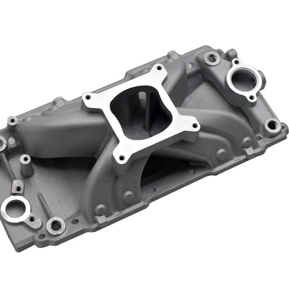 For BBC Big Block Chevy V8 396 402 427 454 Oval Port Intake Manifold ...