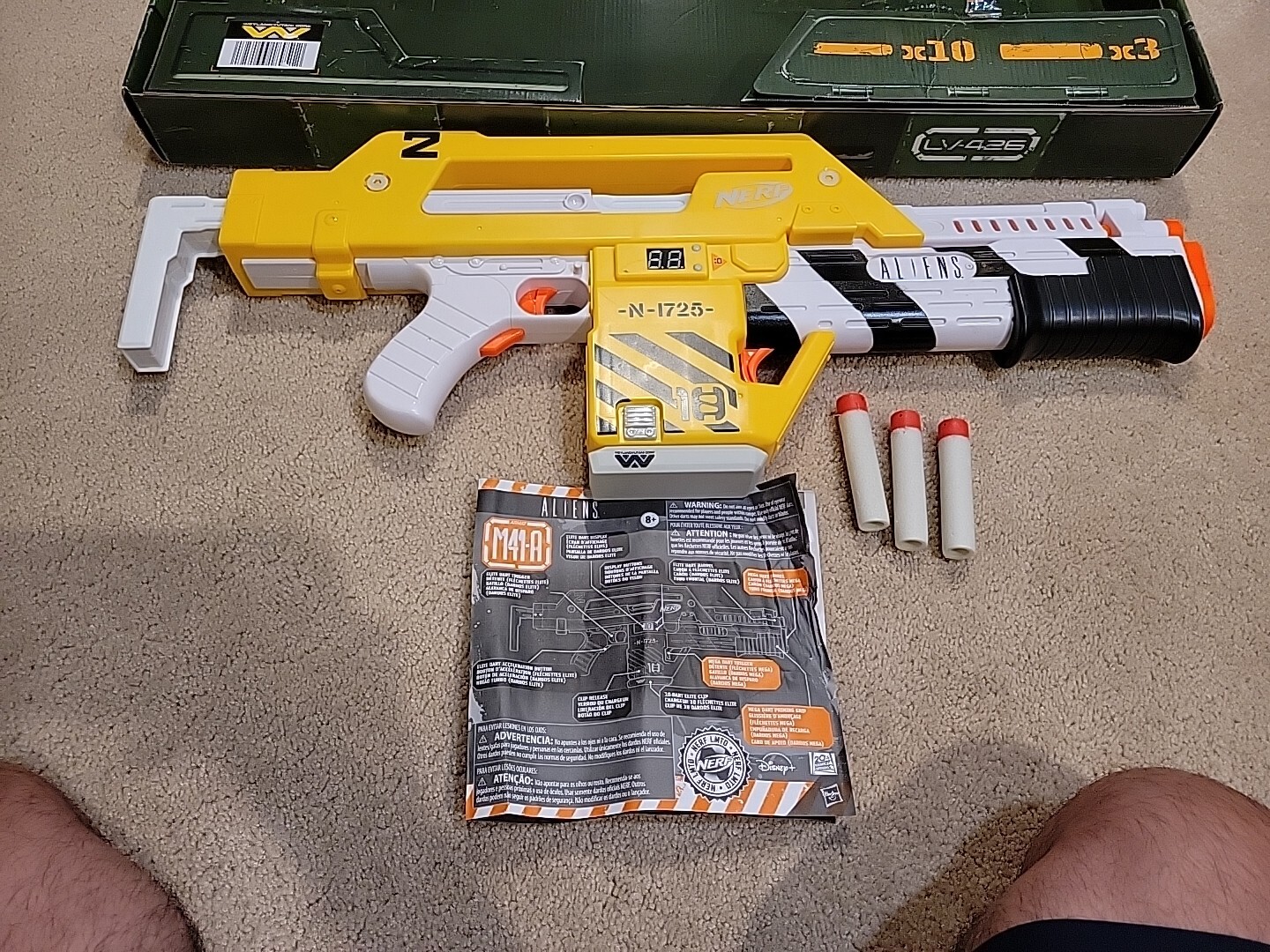 Hasbro NERF LMTD Aliens M41-A Pulse Blaster - F5729 for sale online | eBay