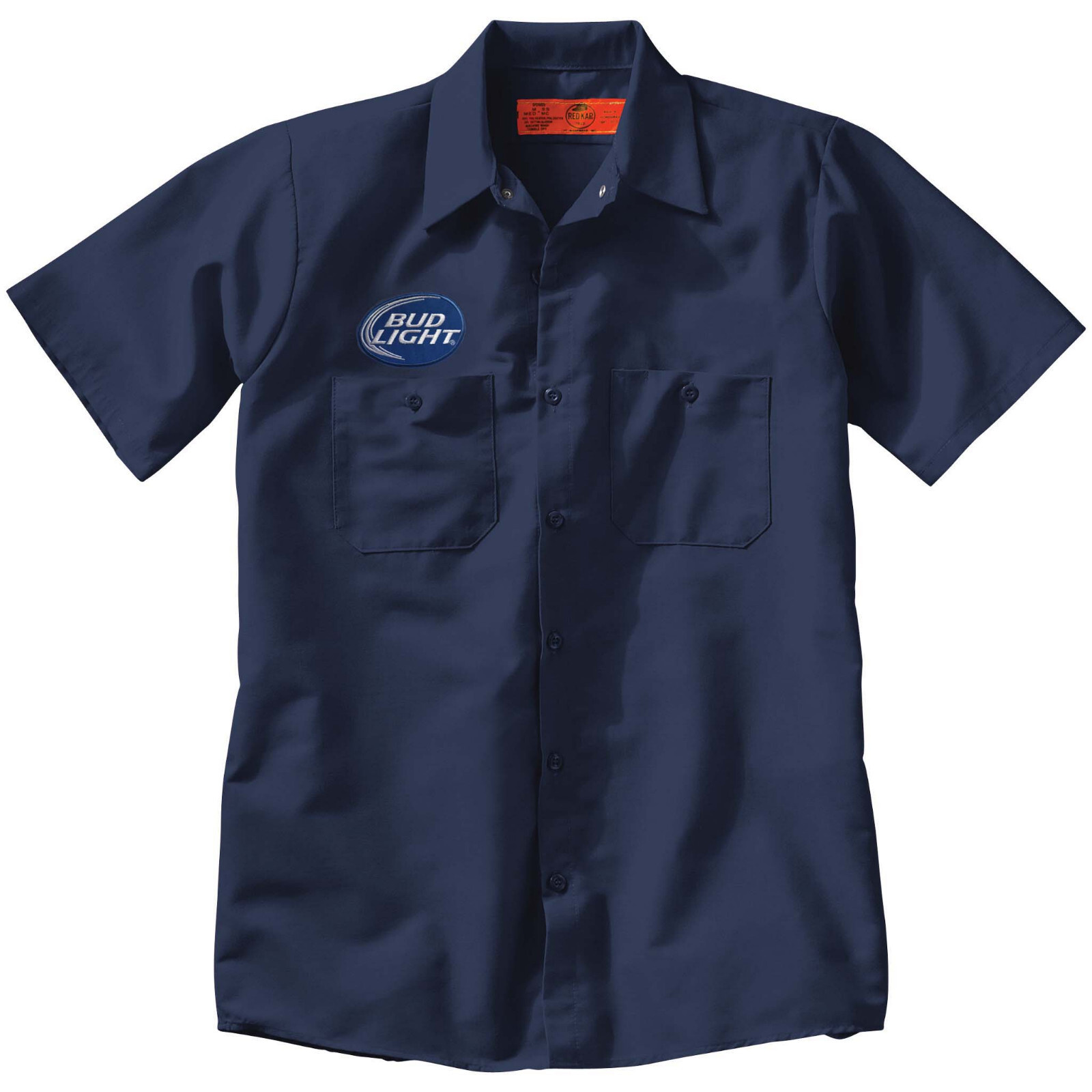 BUD LIGHT Embroidered PATCH +Delivery Man Uniform WORK SHIRT breweriana ...