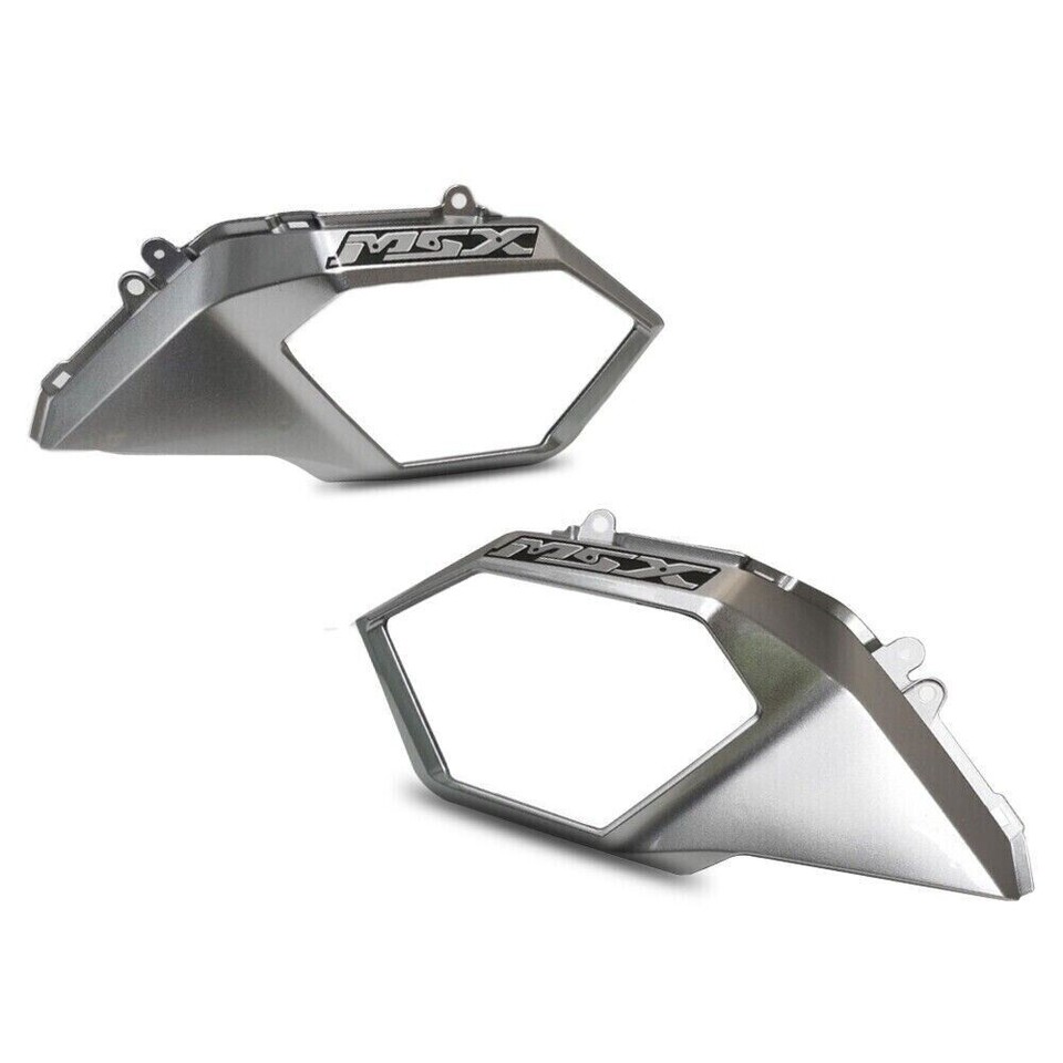 SILVER SET FAIRING BELLY PAN BODY KIT FRAME FOR HONDA GROM MSX 125 SF ...