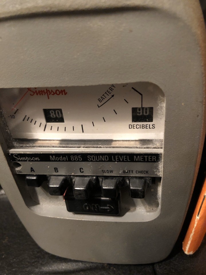 ⁰Simpson Sound Level Meter 885 with Instructions | eBay