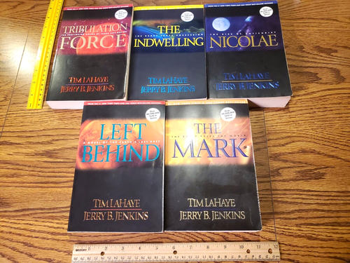 LOT OF 5 Tim LaHaye Jerry B Jenkins Paperback Books Left Behind Nicolae ...