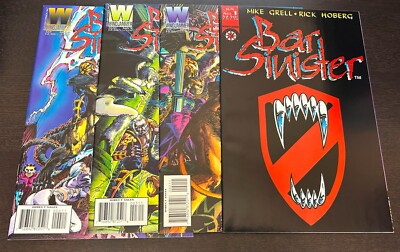 BAR SINISTER #1-4 (1999 Acclaim Comics) -- #1 2 3 4 -- Mike Grell -- FULL Set | eBay