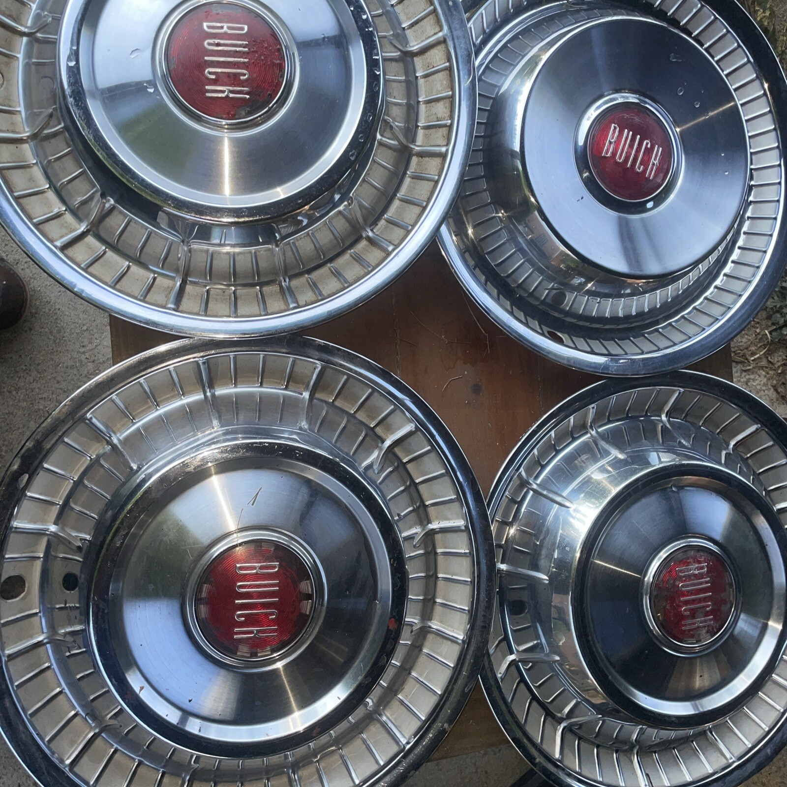 Set Of 4 1956 56 BUICK ROADMASTER HUBCAP WHEEL COVER CENTER CAP | eBay