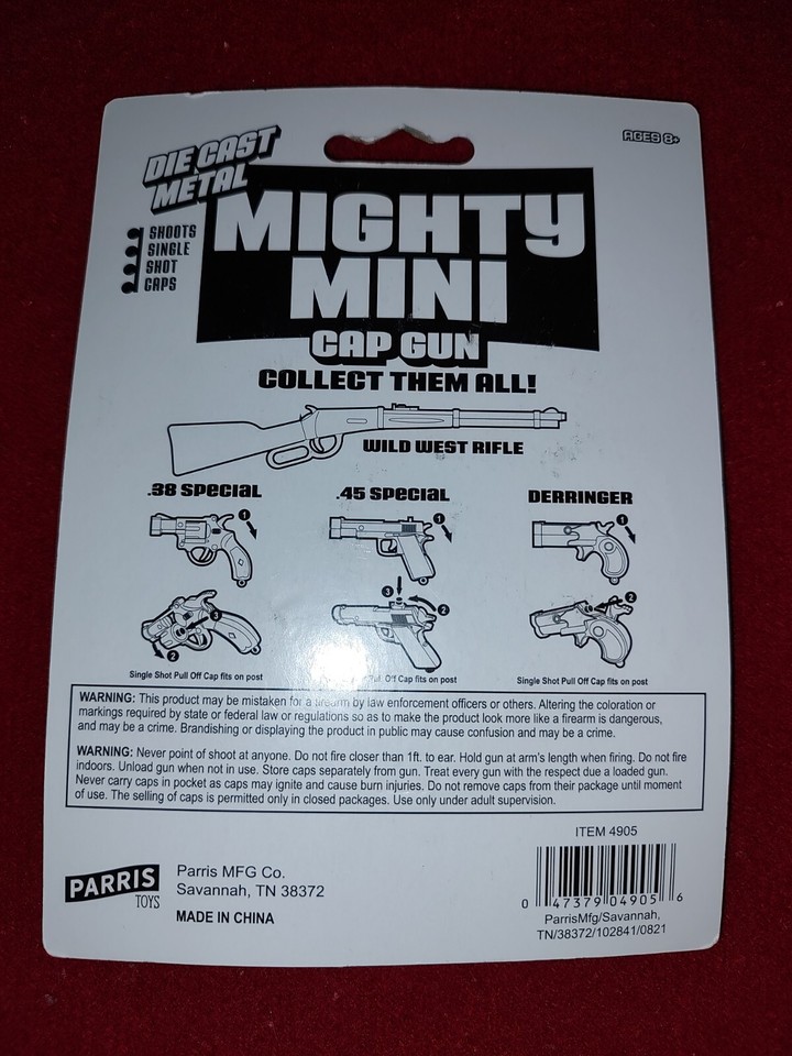 Mighty Mini Derringer Cap Gun | eBay