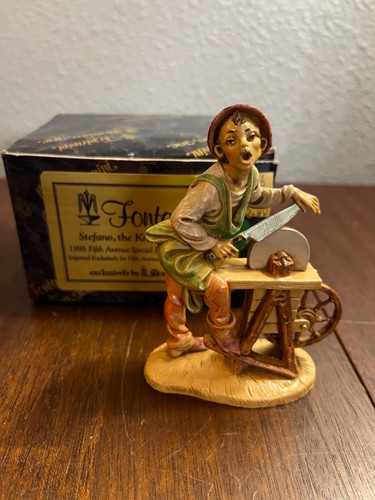 Fontanini Heirloom Nativity for 5" Stefano the Knife Sharpener ...