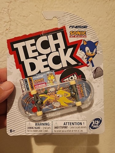 Tech Deck Finesse x Sonic the Hedgehog Super Sonic And Tails ...