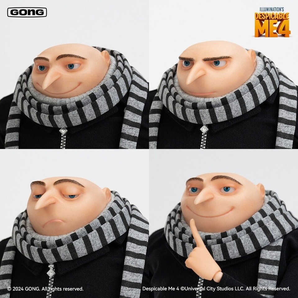 Original GONG Despicable Me Gru 1/8 Collectible Action Figure Model New ...