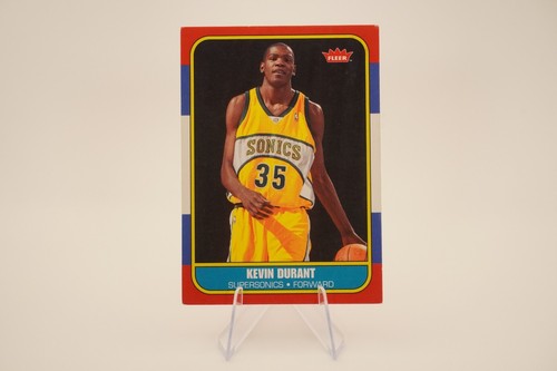KEVIN DURANT 2007-08 FLEER #86R-143 ROOKIE CARD (RC) SEATTLE ...