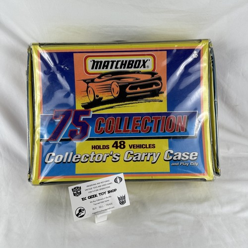 MATCHBOX 75 Collection 48 Vehicle Collector’s Carry Case & Play City | eBay