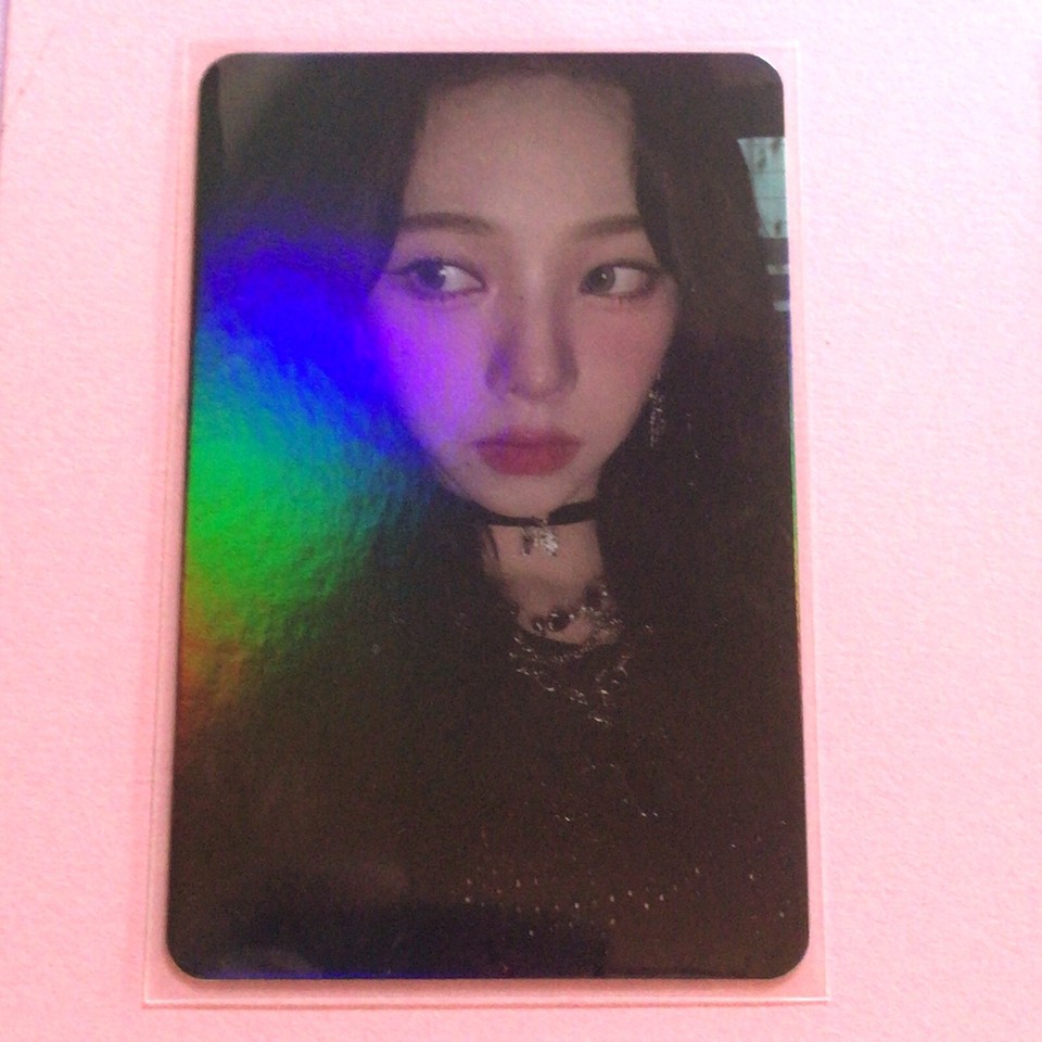 ALL FOR KARINA Aespa TCG Black hair wave accessories indoor Foil KPOP IDOL CARD | eBay