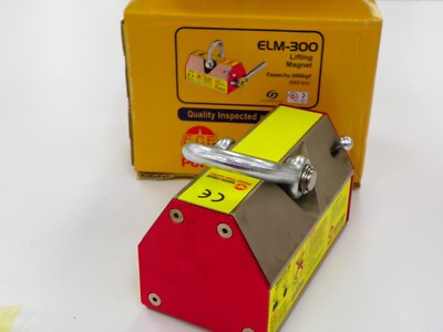 EARTH CHAIN, ELM-300 LIFTING MAGNET, RATED 660 LBS E977 | eBay