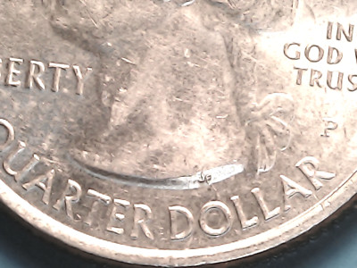 Cumberland Island Quarter 2018P Die Crack @ Collarbone Error | eBay