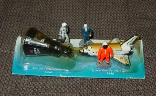 (1) 1998 Hot Wheels Pack : John Glenn Great American Hero - Mercury 7 ...