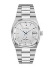 Bulova 96B444 Super Seville Quartz Sapphire White Dial Stainless Steel ...