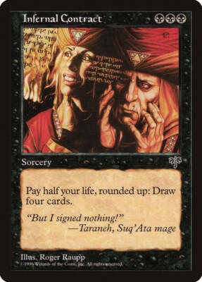 Infernal Contract [Mirage] Magic MTG | eBay